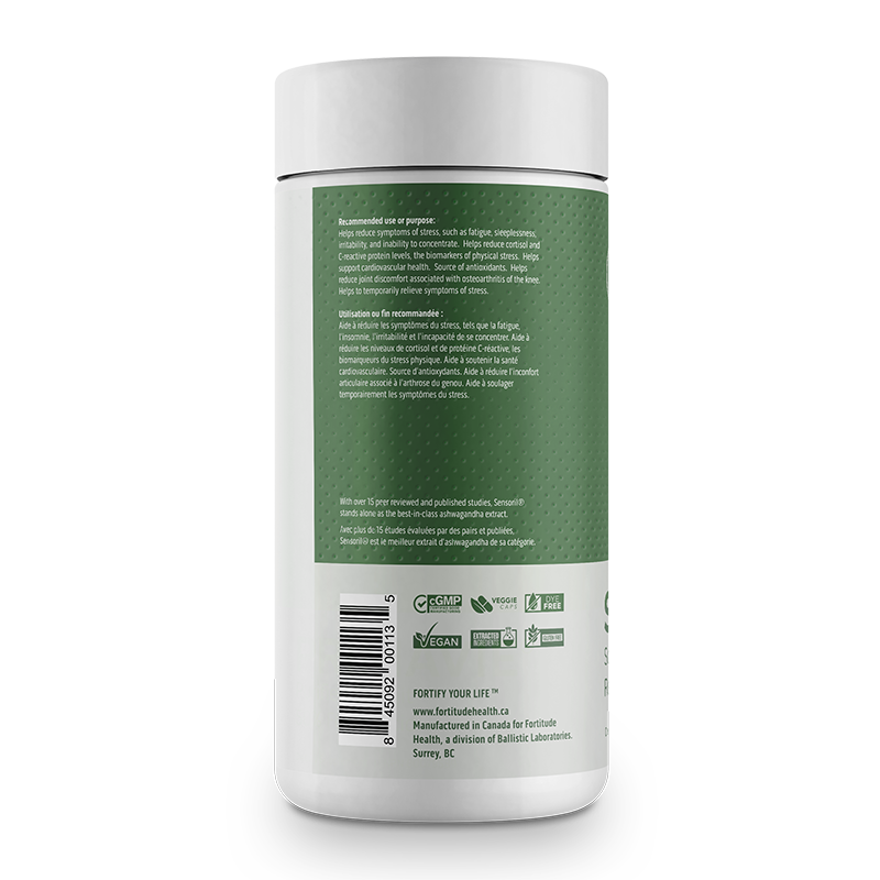 Fortitude Health | Senses Sensoril Ashwagandha Extract
